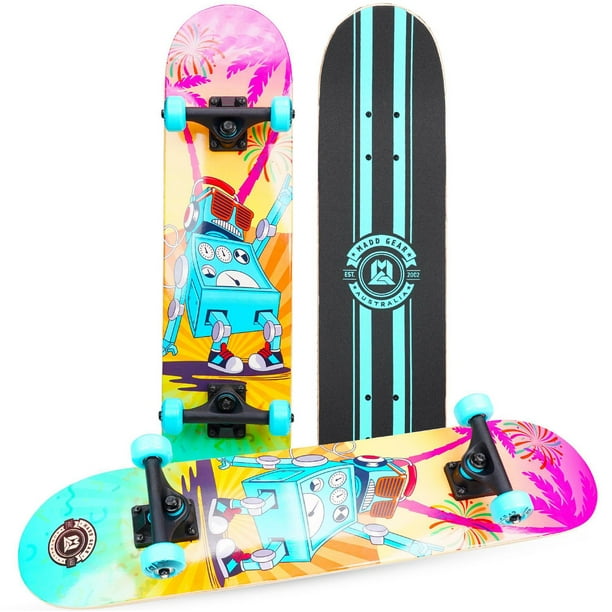 Madd Gear 31 inch Complete Skateboard Double Kicktail Standard Kids ...