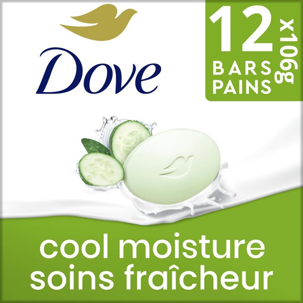 Dove Beauty Bar Cool Moisture effectively washes away dirt while ...