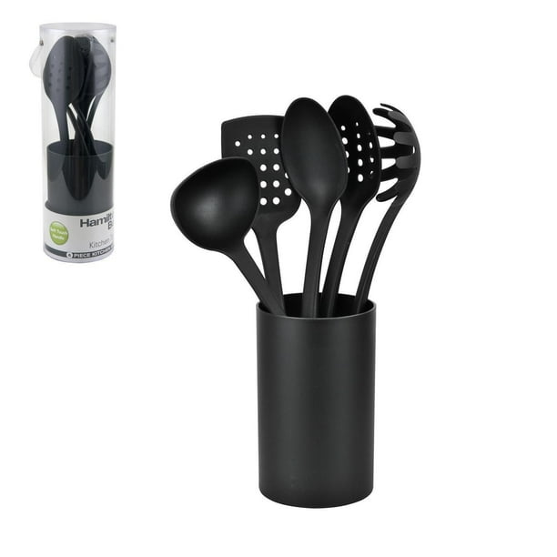 Hamilton Beach - 6 Piece Kitchen Utensil Set with Holder - Walmart.ca