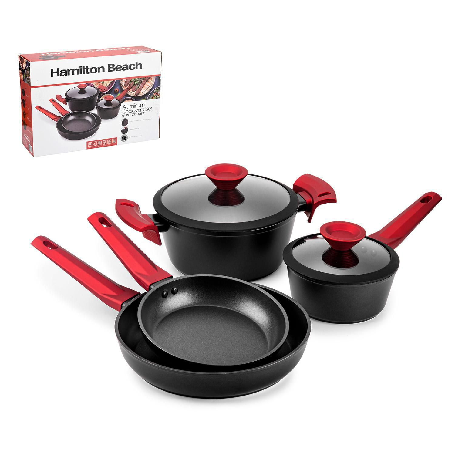 Hamilton Beach – 6 Piece Aluminum Cookware Set | Walmart Canada