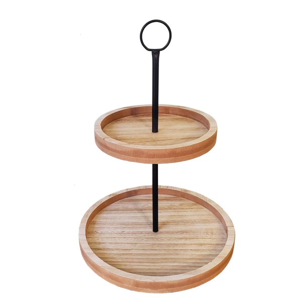 Holiday Time 11 In Round Tiered Tray, Holiday Time Round Tiered Tray ...