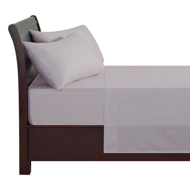 Ensemble de draps 100 % coton à contexture de 400 fils hometrends ...
