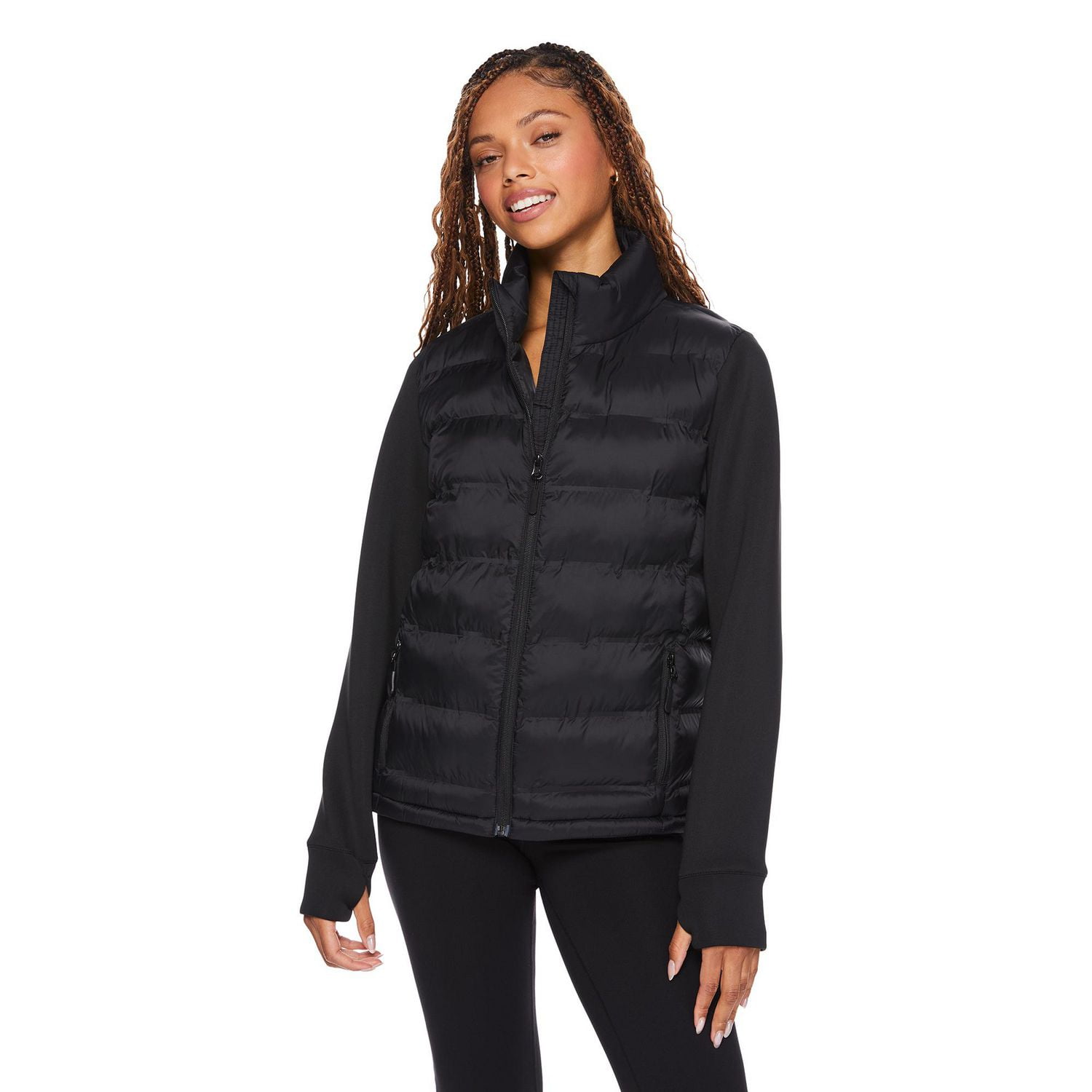 Click here for George Athletic Works Womens Soft Knit Hybrid Jack... prices