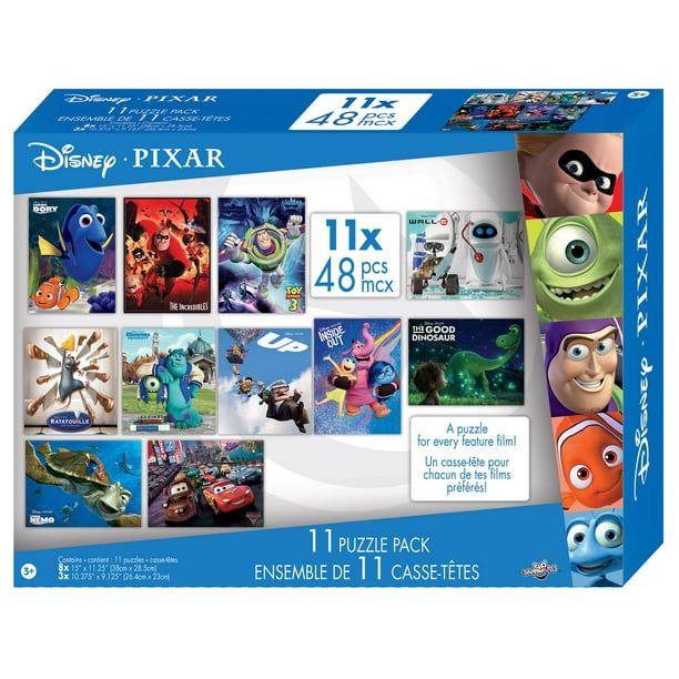 Disney Pixar Hit Movies Pack of Puzzles - Walmart.ca