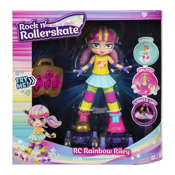 Rock 'n Rollerskate Rainbow Riley RC Doll - Walmart.ca