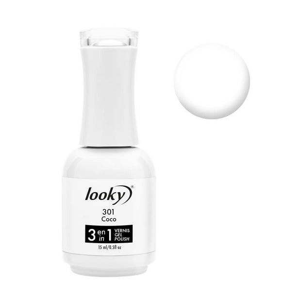 Looky 3-in-1 Gel Nail Polish, Combined Base, Color, Top Coat, Salon ...