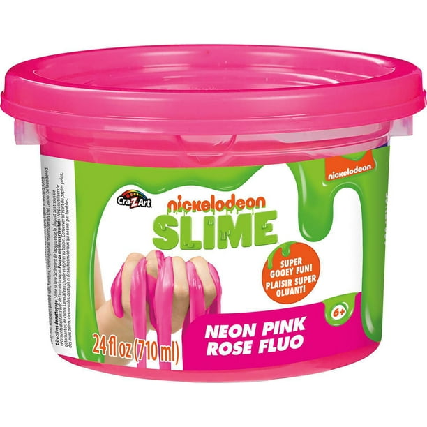 Nickelodeon 24oz Neon Pink Premade Slime - Walmart.ca