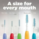 GUM® PROXABRUSH® Interdental Cleaning Brushes, Moderate, Remove up to ...