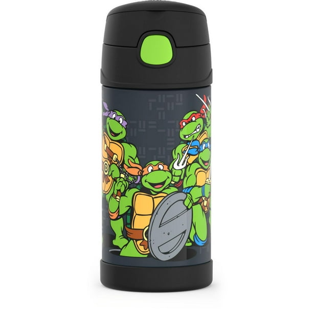 Bouteille isolée à pression de 12 Oz avec paille Funtainer de Thermos ...