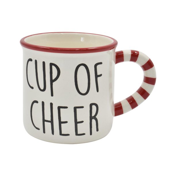 HOLIDAY TIME CUP OF CHEER DESIGN DOLOMITE MUG - Walmart.ca