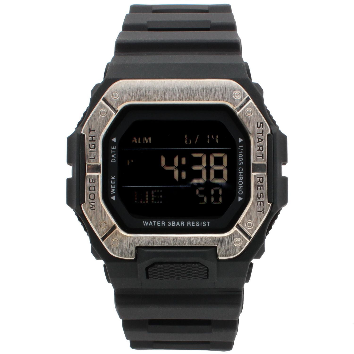 Click here for George Mens Digital Sport Watch - Black With Silve... prices