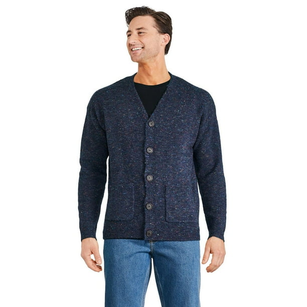 George Men's Boxy Cardigan, Sizes S-2XL - Walmart.ca