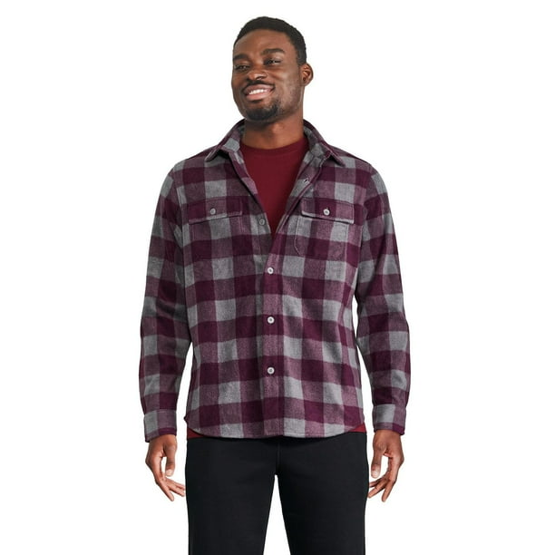 George Men's Fleece Shirt, Sizes S-2XL - Walmart.ca