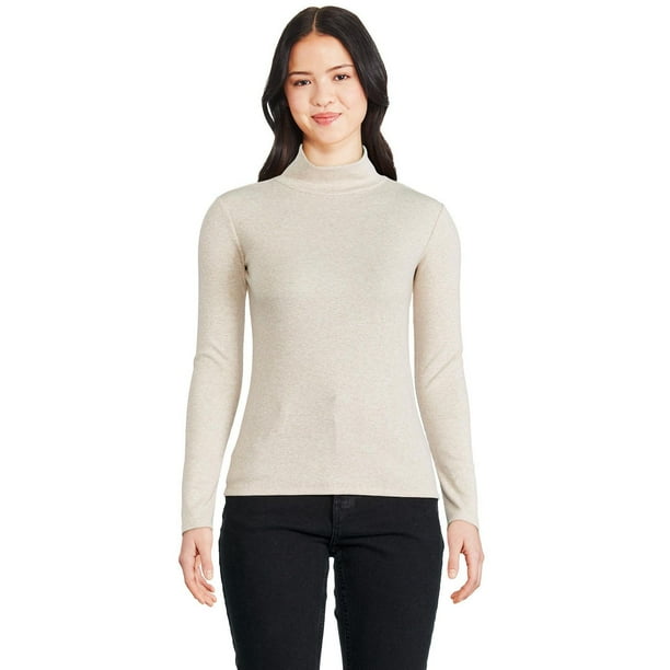 George Women's Mock Neckline Tee, Sizes XS-XXL - Walmart.ca