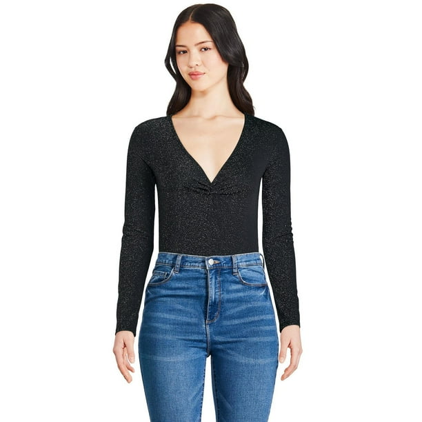 George Women's Twist Front Bodysuit - Walmart.ca