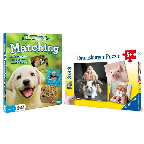 Ravensburger 2-in-1 Bundle Matching Game and 3x49 Puzzle - Walmart.ca