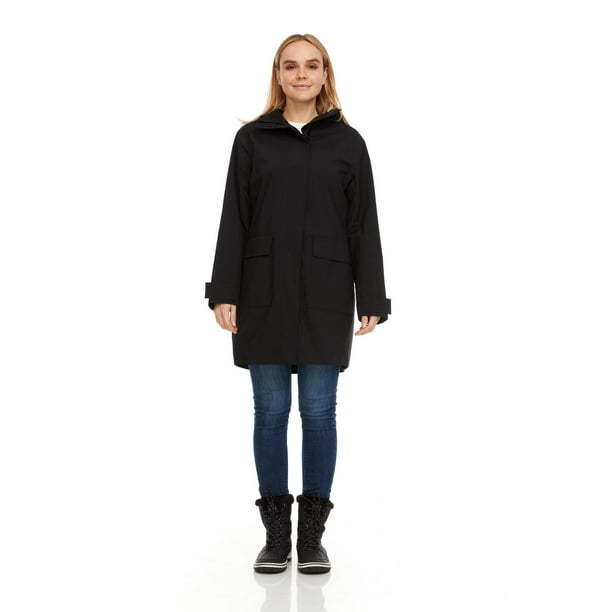 Swiss Tech Women's Hooded Rain Jacket - Walmart.ca