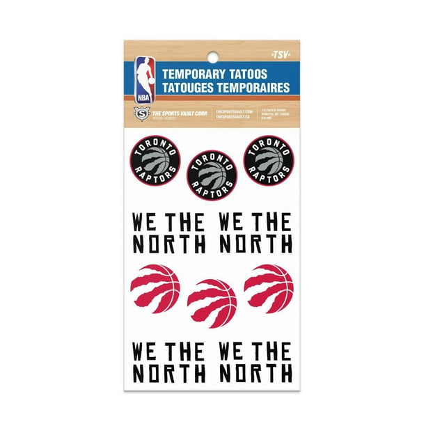 The Sports Vault Toronto Raptors Tattoo Sheet - Walmart.ca