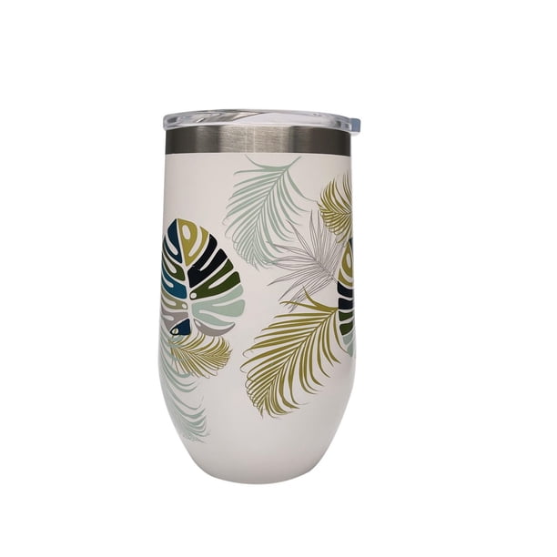 hometrends 16oz Double Wall Tumbler Palm - Walmart.ca