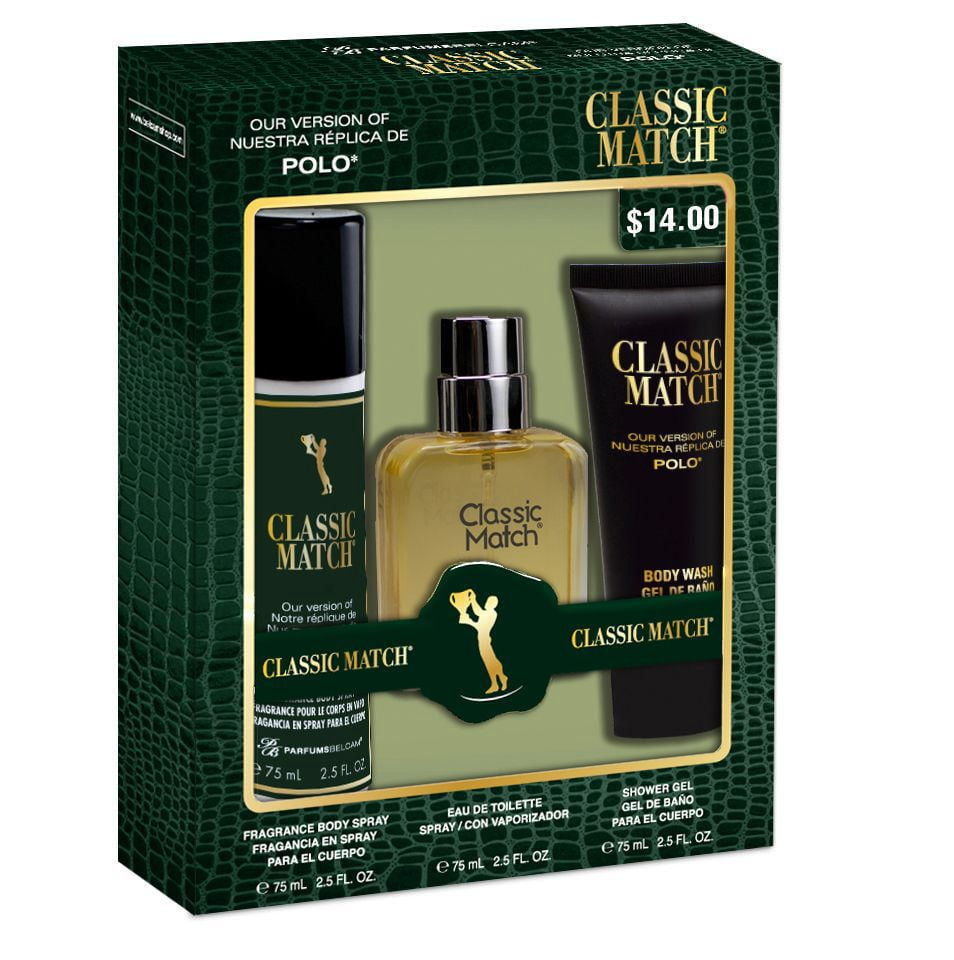 Classic Match 3-Piece Fragrance Gift Set, version of Polo | Walmart Canada