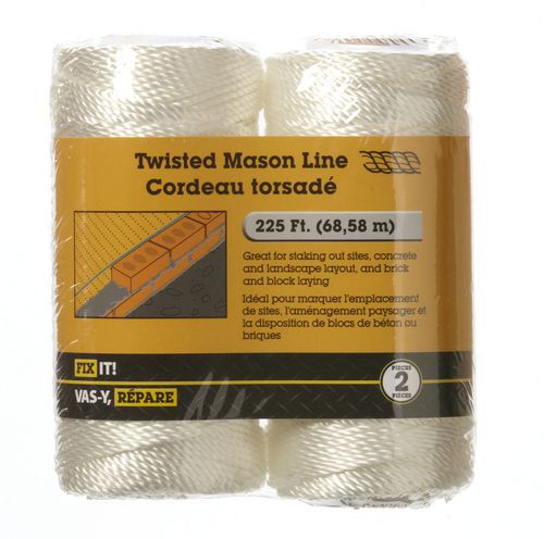 225' White Mason Line Twisted 2 Pieces | Walmart Canada