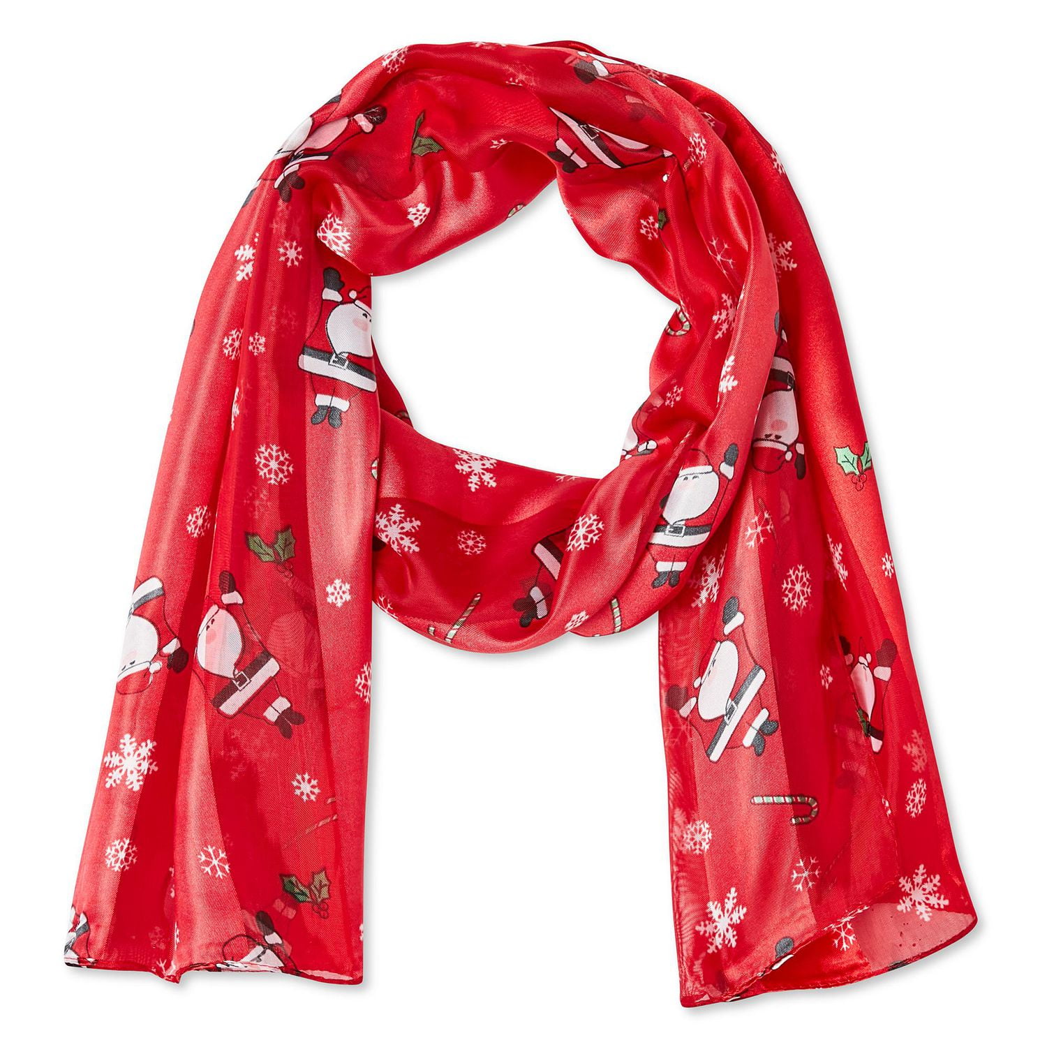 Click here for George Womens Santa Scarf One Size prices