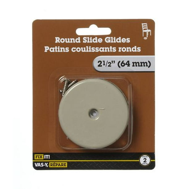 2-1/2" Round Slide Glide 2 Pieces - Walmart.ca