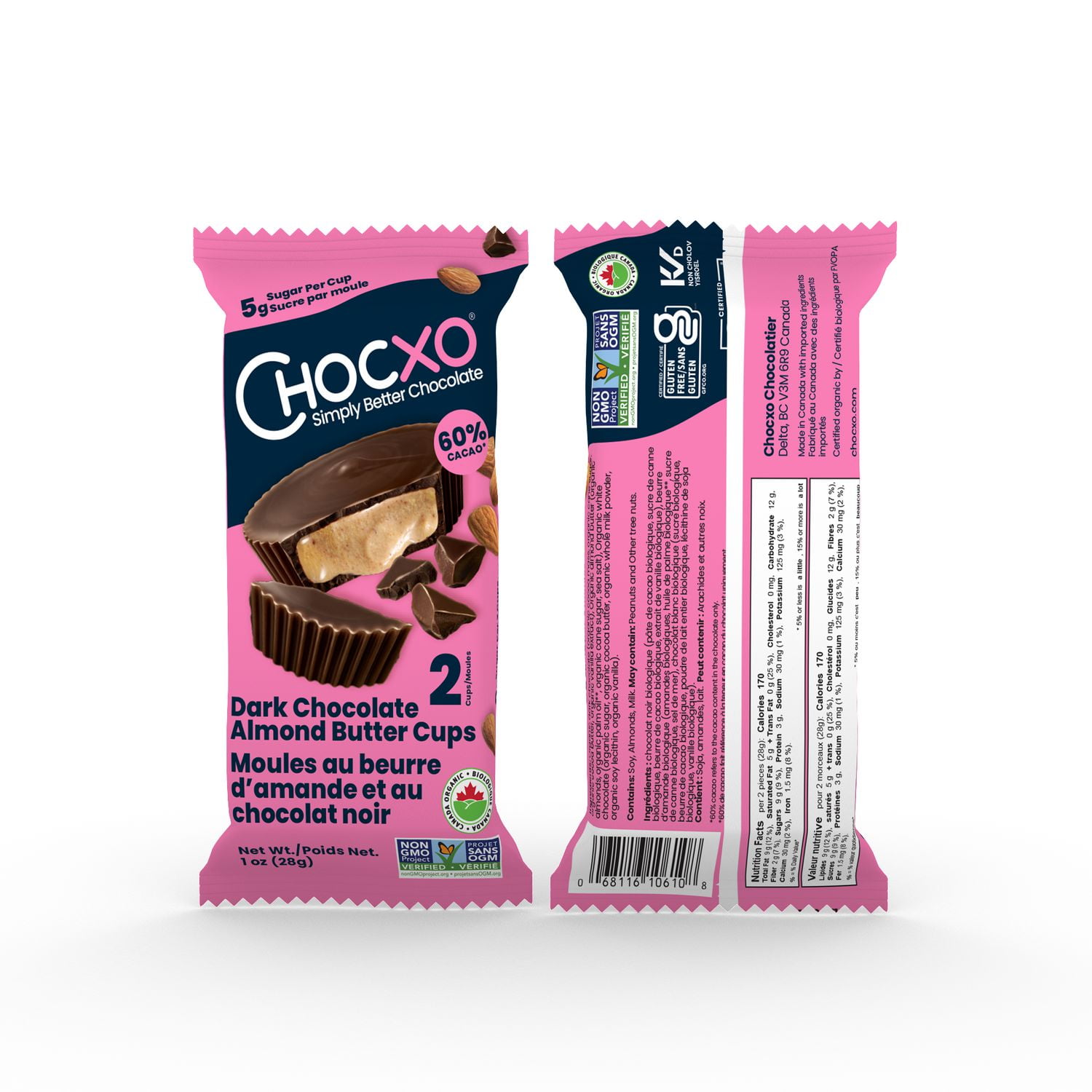 Click here for Chocxo Dark Chocolate Organic Almond Butter Cups 2... prices