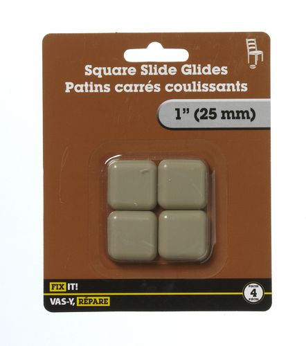 1" Square Slide Glide 4 Pieces | Walmart Canada