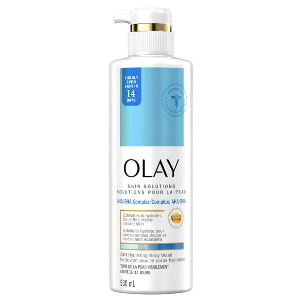 Olay Skin Solutions Body Wash with AHA/BHA Complex, 530ML - Walmart.ca