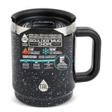 TAL Stainless Steel Boulder Coffee Mug 14 fl oz, Black, Coffee Mug ...