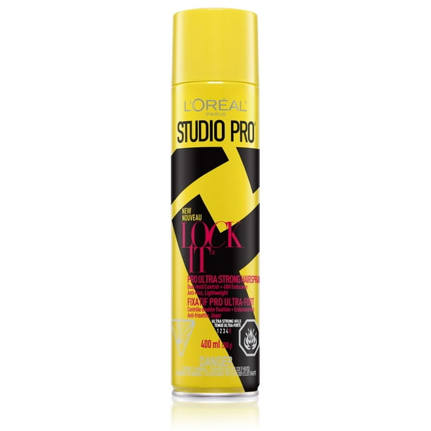 L'Oreal Paris Studio PRO Lock It Ultra Strong Hold: Hair Spray 400ml ...