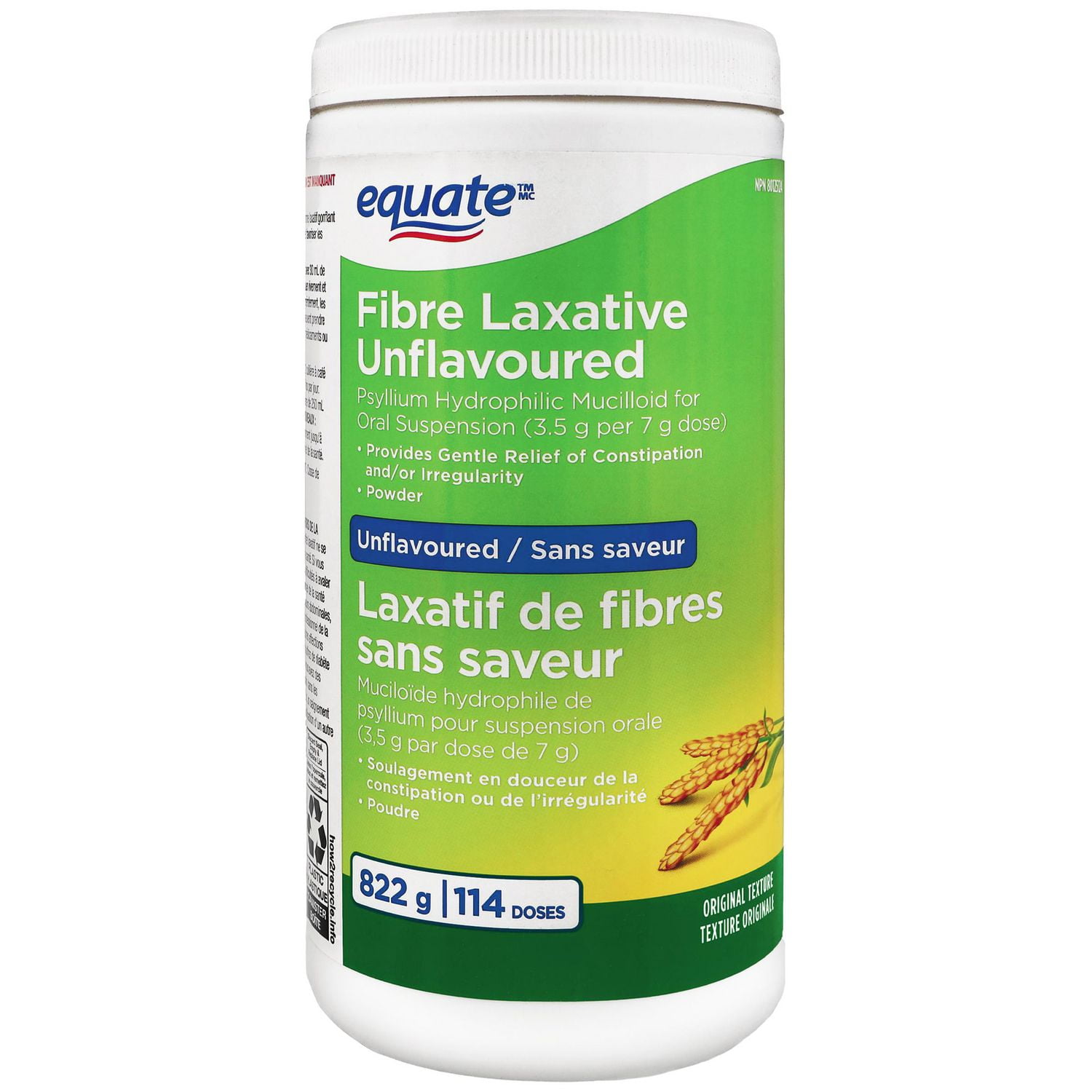 Equate Fiber Laxative Unflavoured - Walmart.ca