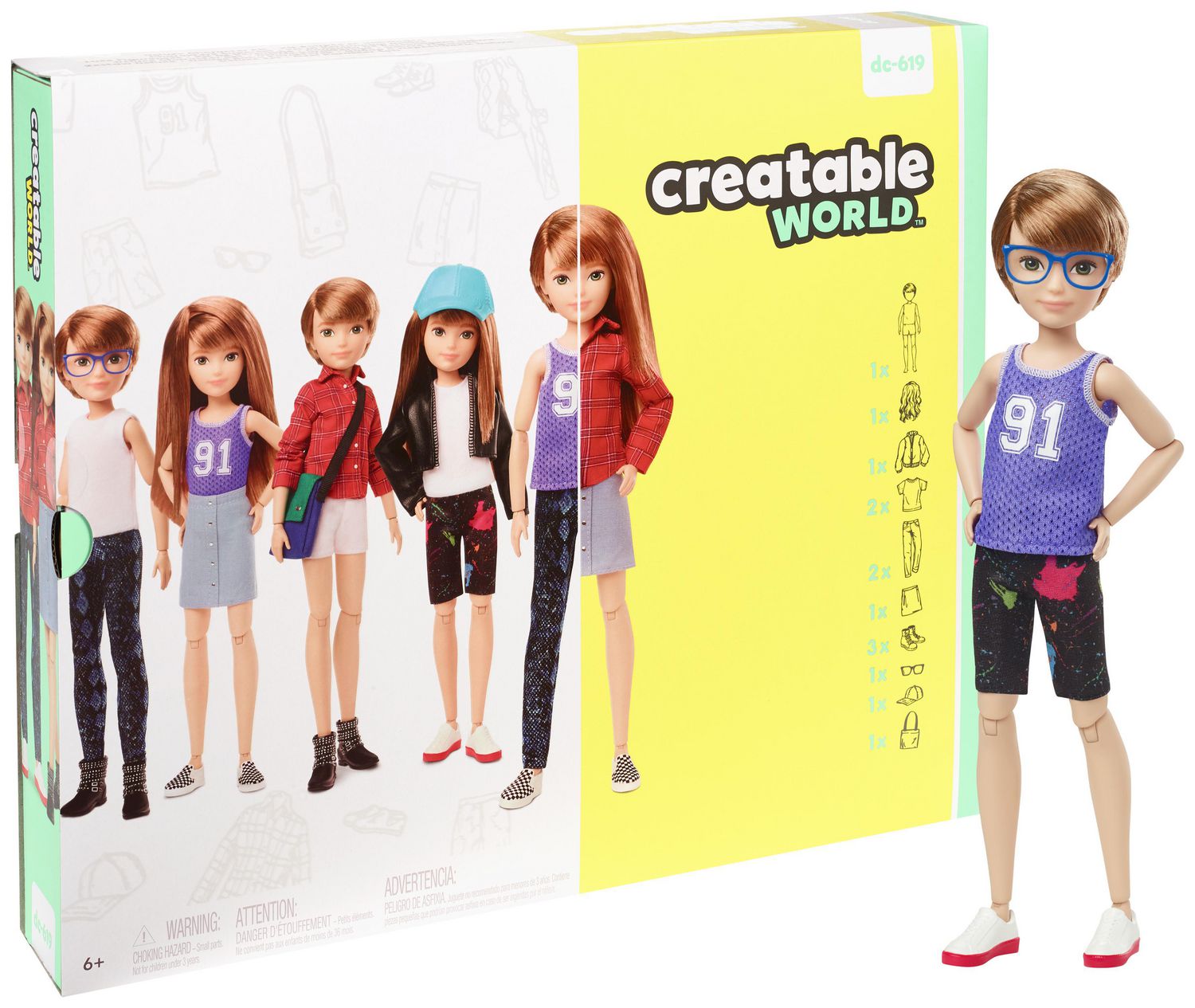 Creatable World Deluxe Character Kit Customizable Doll | Walmart Canada