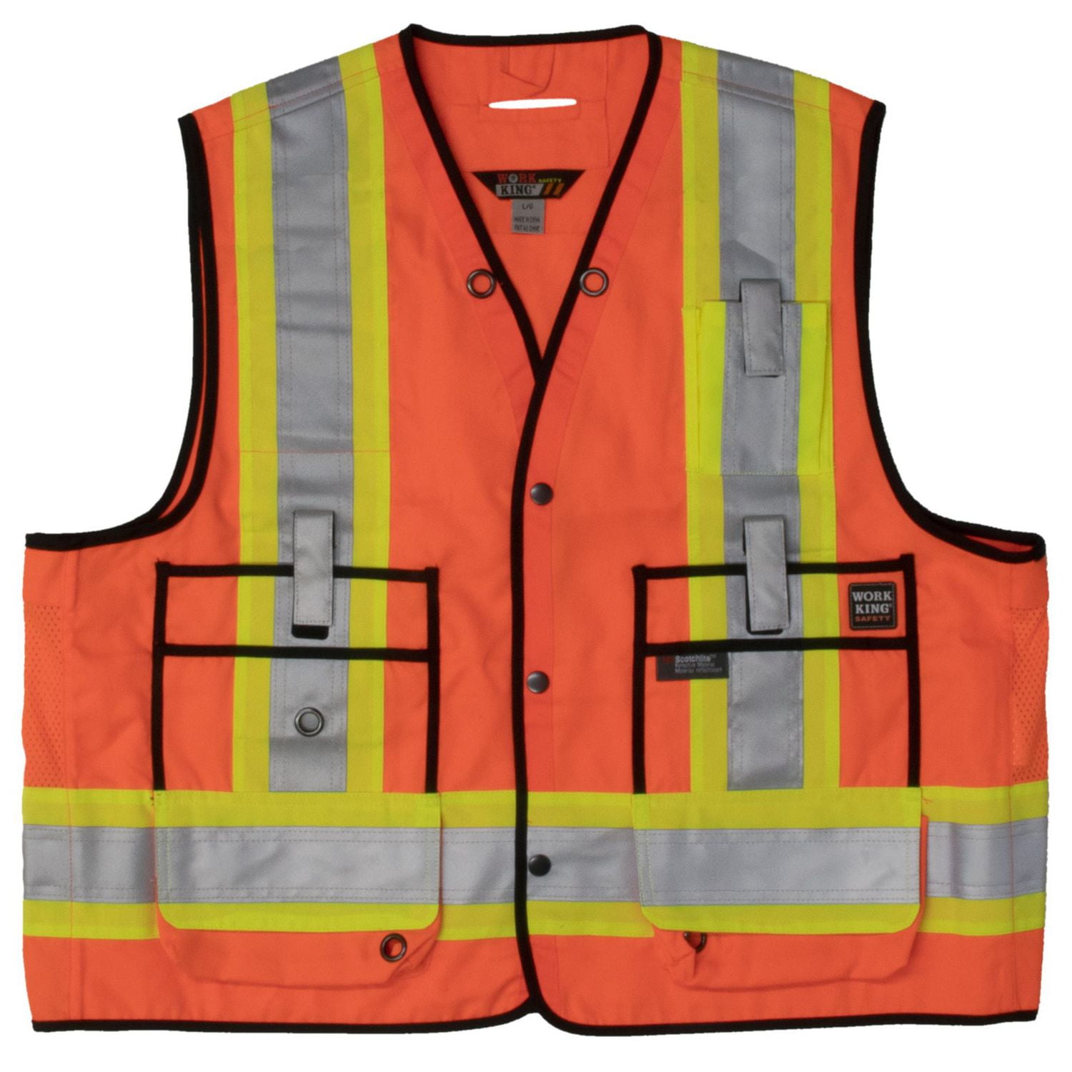 Click here for Tough Duck Mens Surveyor Safety Vest M prices
