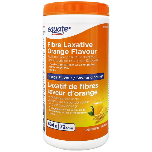 Equate Fibre Laxative Orange Flavour, 864 g (72 Doses) - Walmart.ca