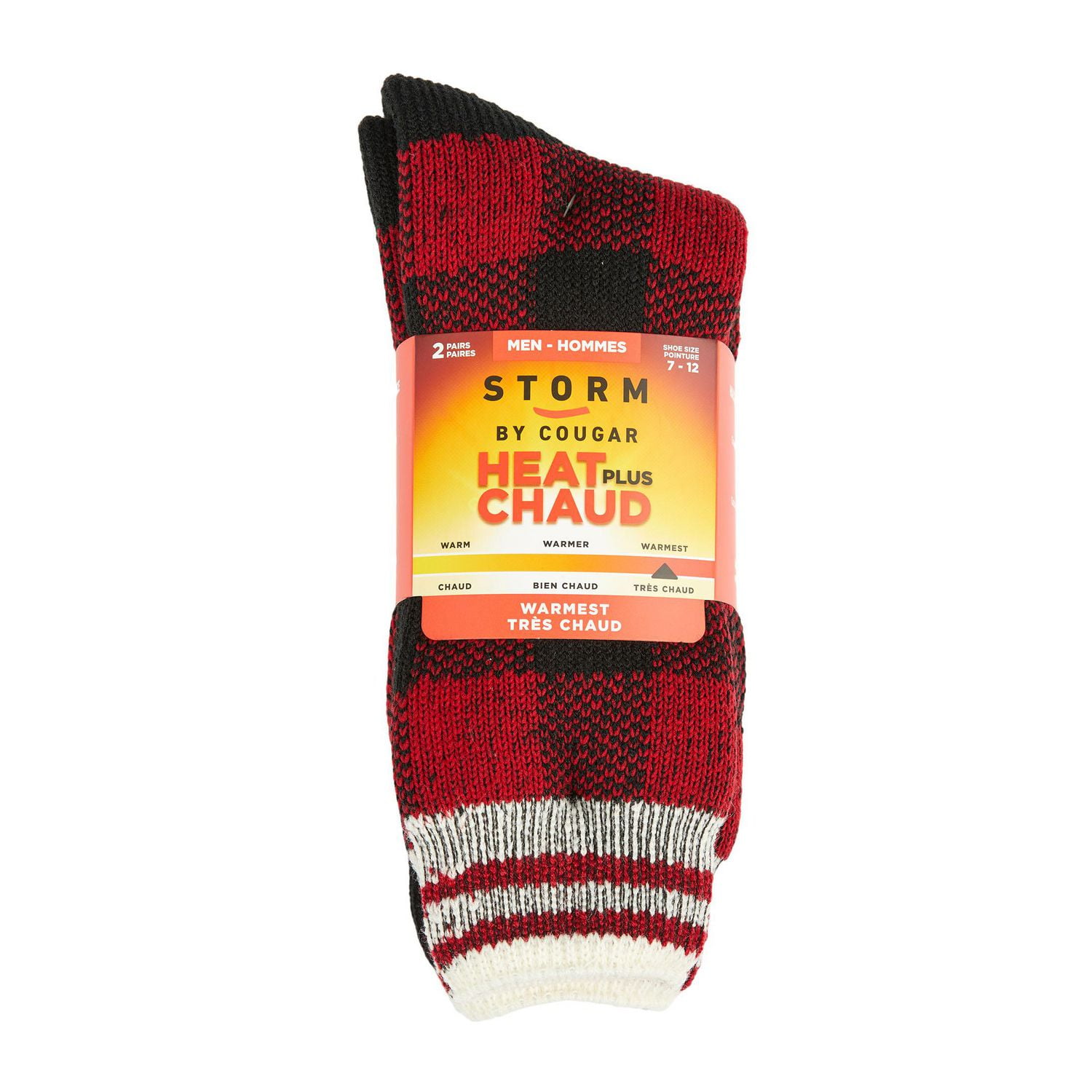 Click here for Storm By Cougar Mens 2 Pair Pack Heat Plus Crew So... prices