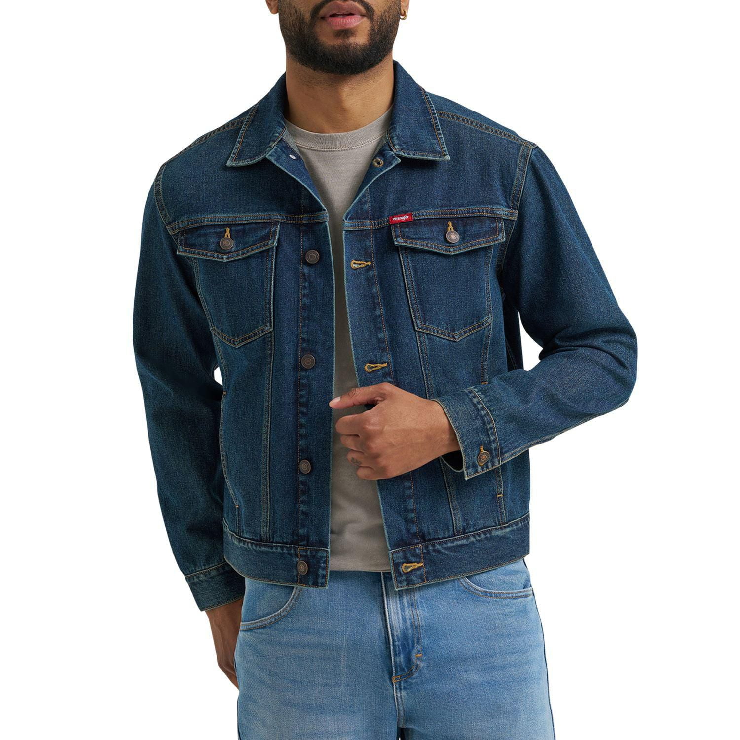 Click here for Wrangler Mens Denim Trucker Jacket Xxl prices