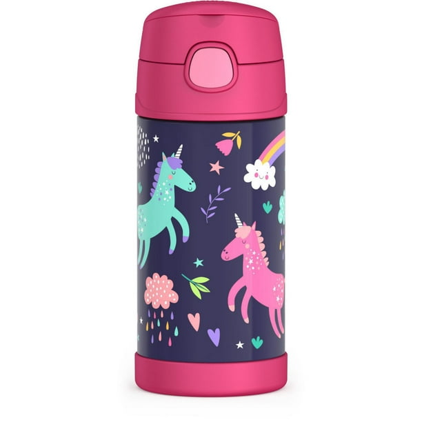 Thermos Funtainer 12 Oz Vacuum Insulated Straw Bottle, Unicorn - Walmart.ca