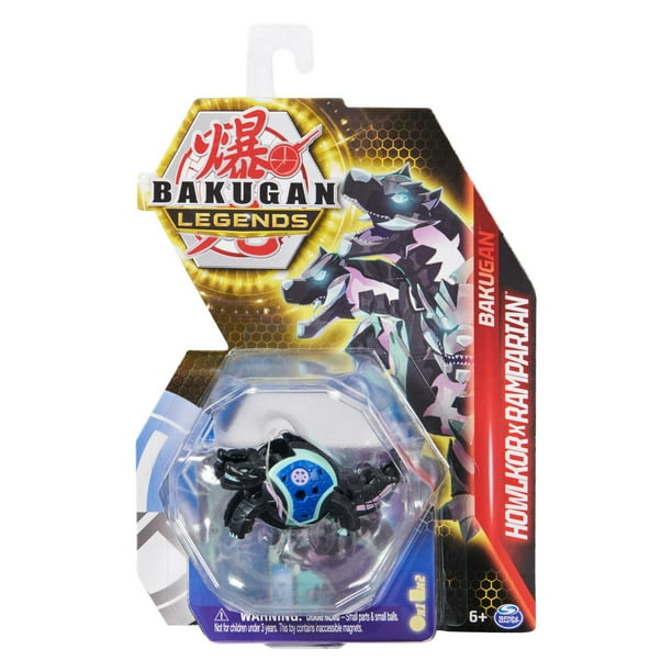 Bakugan Legends, Howlkor X Ramparian, 2-inch-Tall Collectible Action ...