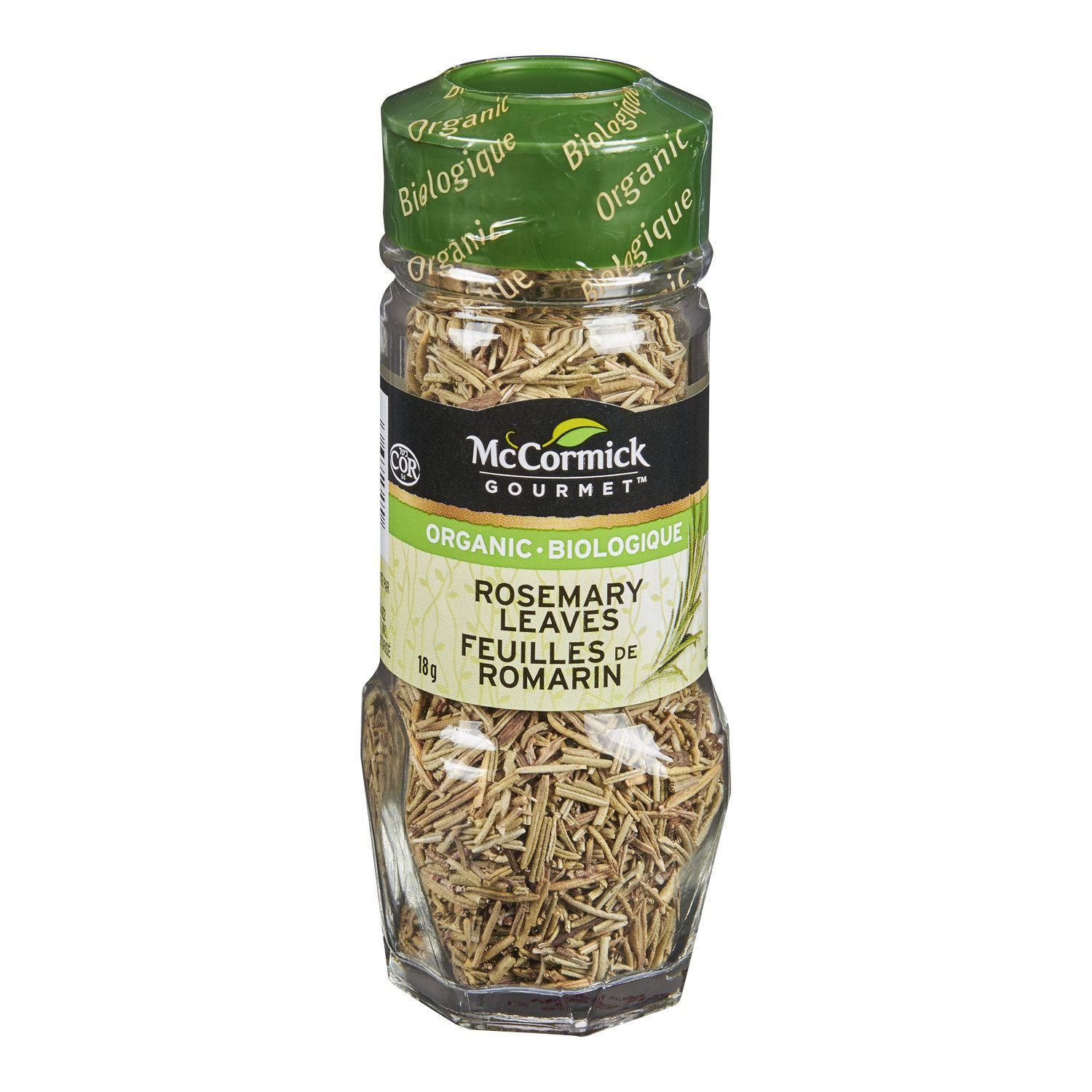 Mccormick Gourmet Premium Quality Natural Herbs And Spices Organic Rosemary Leaves 18g