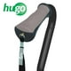 Hugo Ebony Adjustable Quad Cane for Right or Left Hand Use, Small Base ...