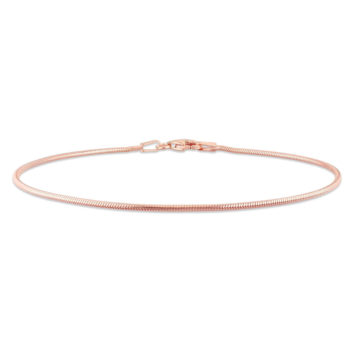 Click here for Miabella 18k Rose Gold Plated Sterling Silver Snak... prices
