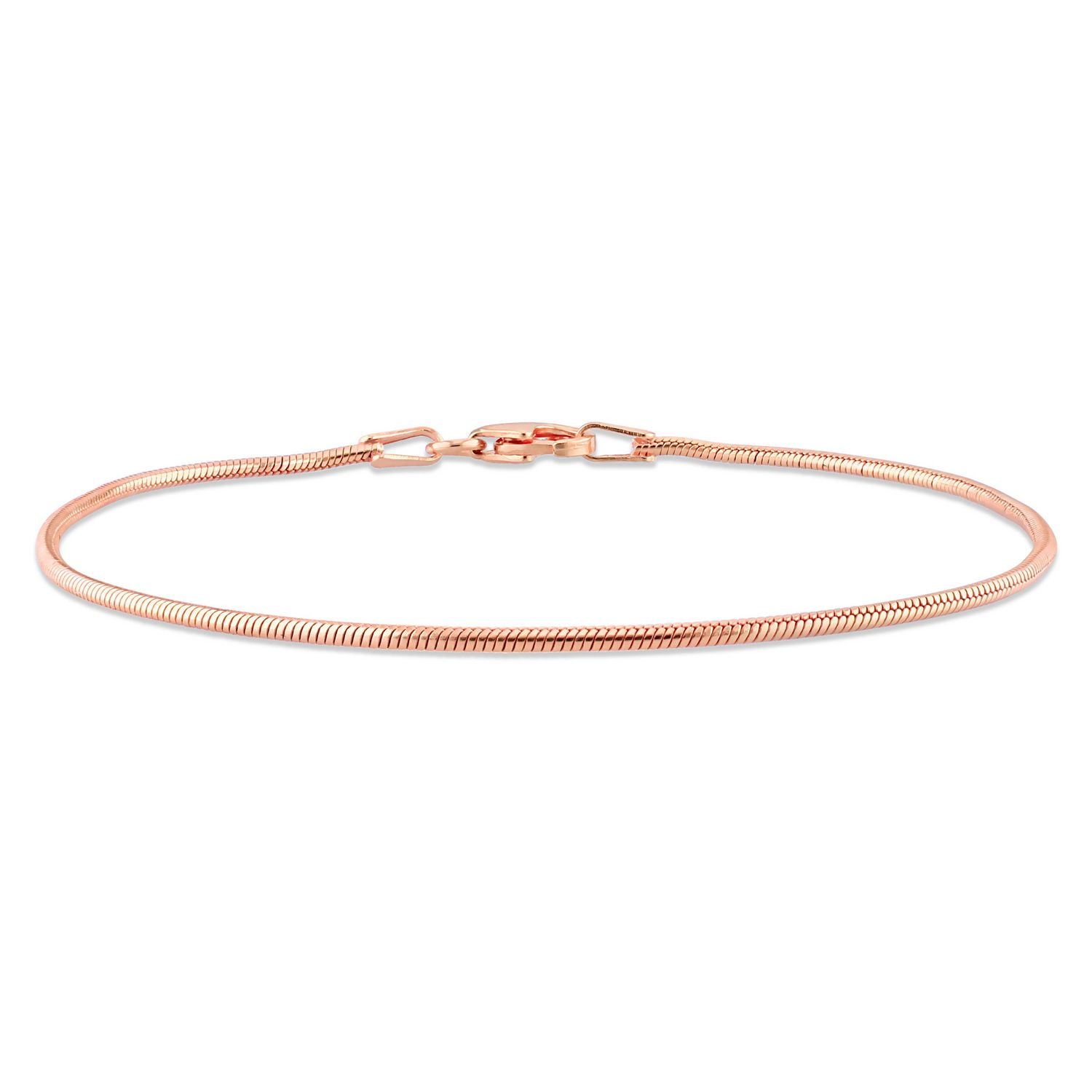 Click here for Miabella 18k Rose Gold Plated Sterling Silver Snak... prices
