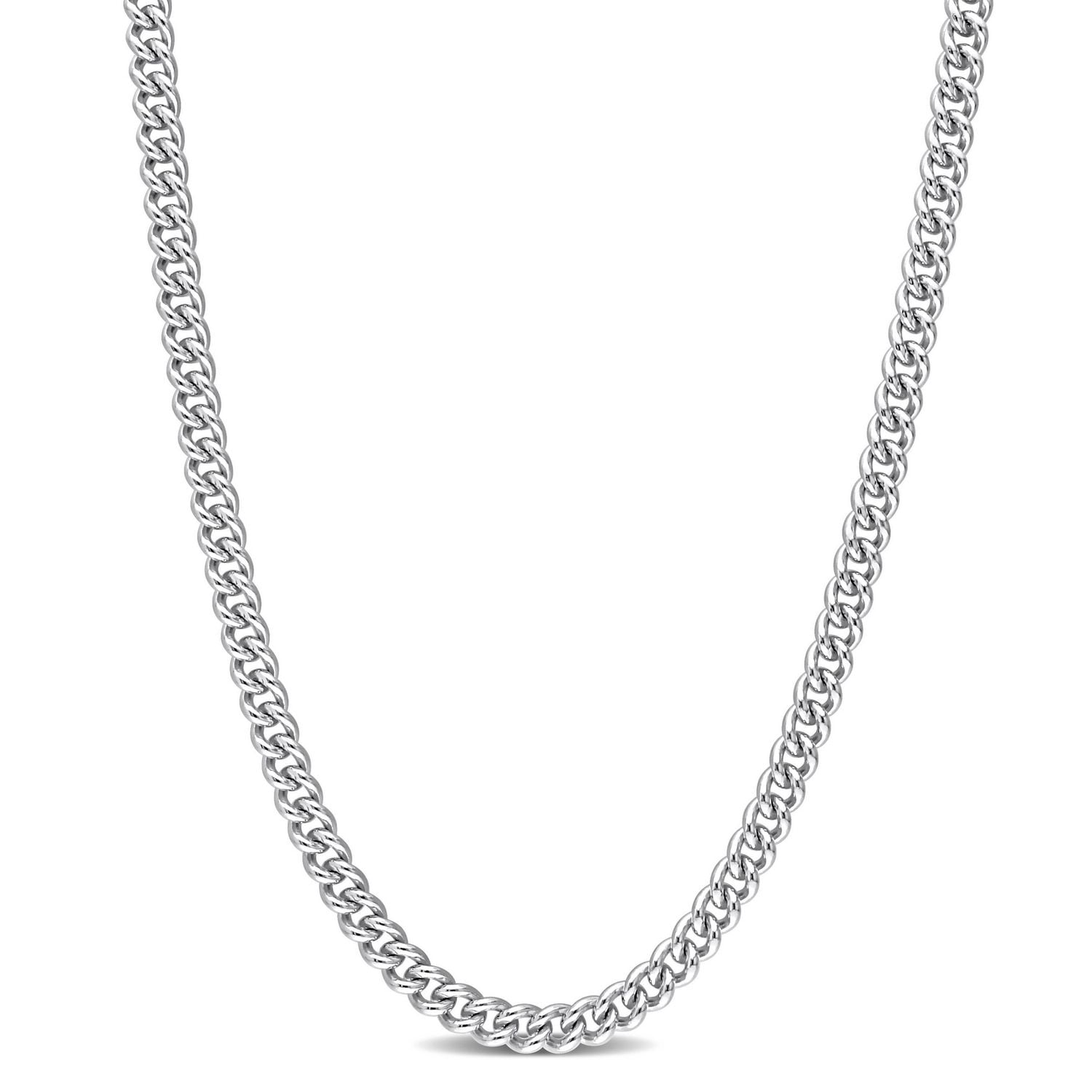 Click here for Miabella Sterling Silver Curb Link Necklace 18 prices
