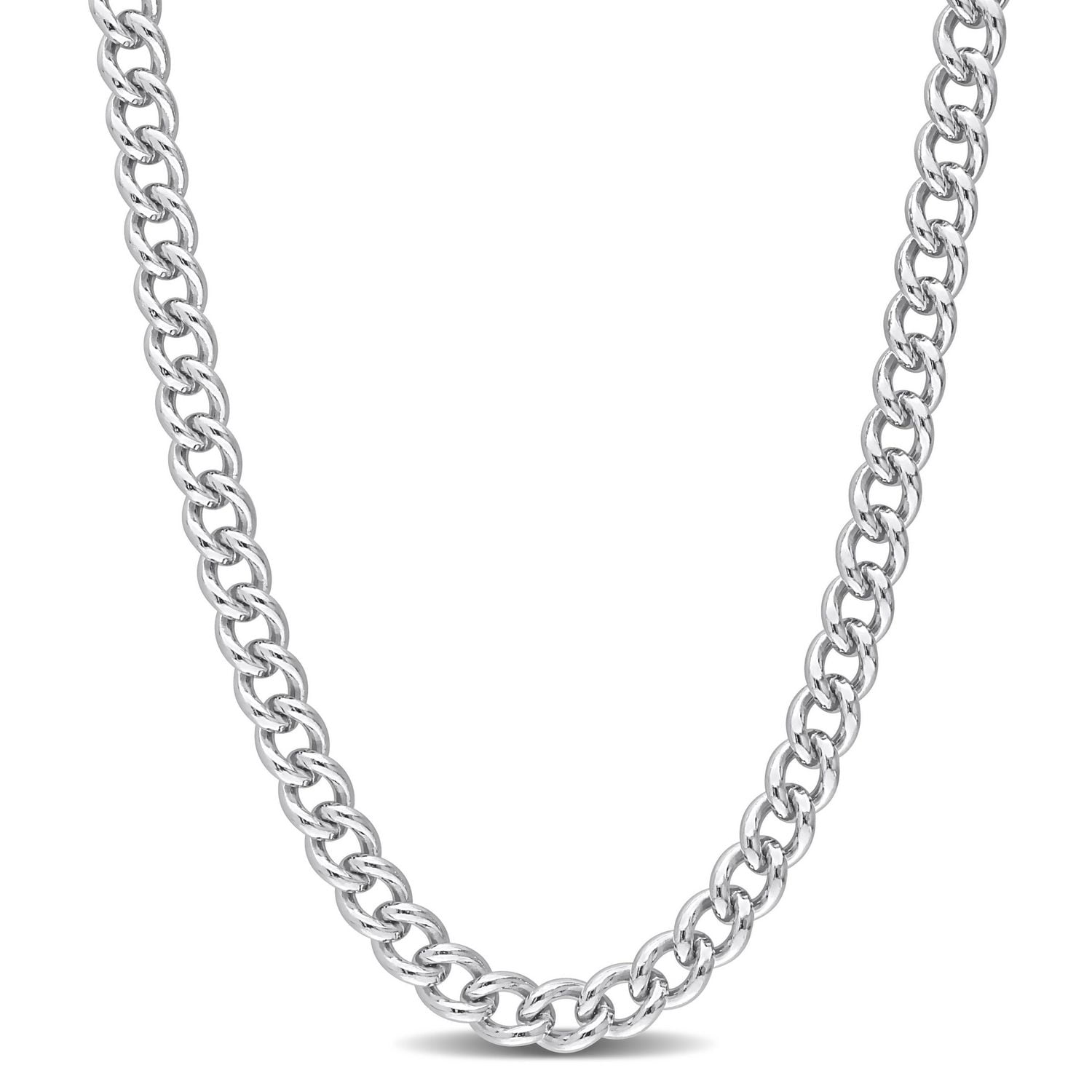 Click here for Miabella Sterling Silver Curb Link Necklace 18 prices