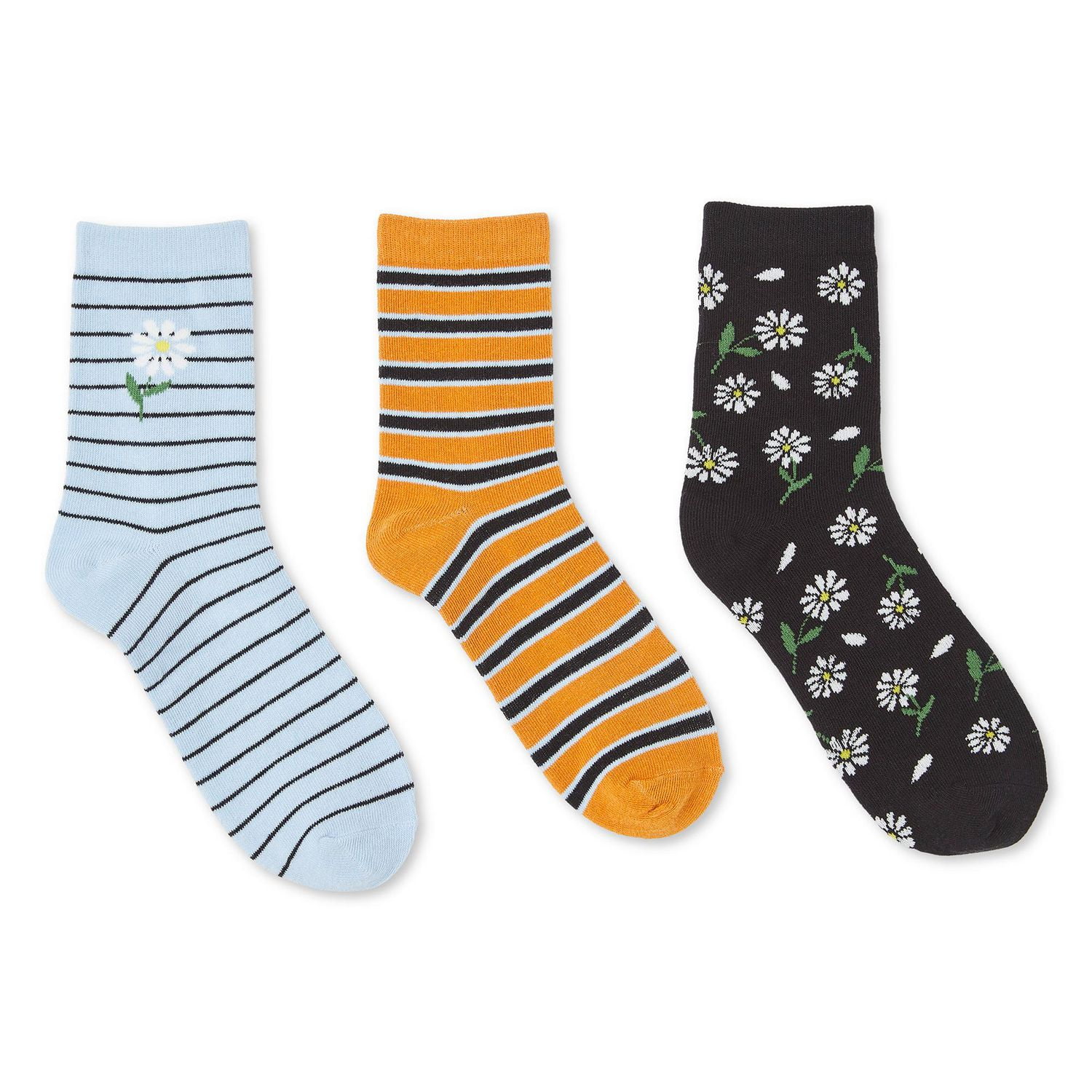 Click here for George Womens Mid-Crew Socks 3-Pack 6-10 prices