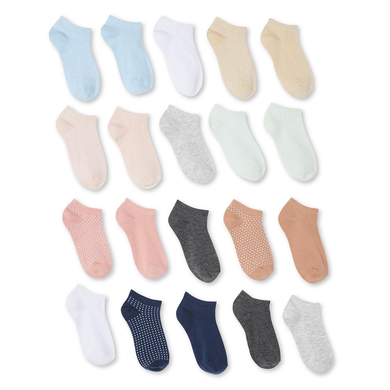 Click here for George Girls Low-Cut Socks 20-Pack 3-6 prices