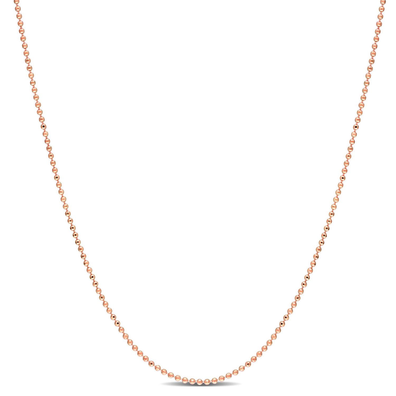Click here for Miabella 18k Rose Gold Plated Sterling Silver Ball... prices
