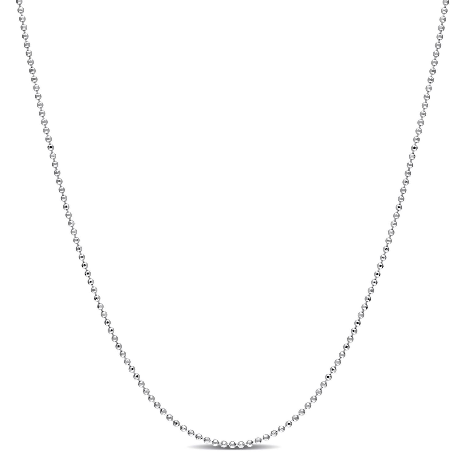 Click here for Miabella Sterling Silver Ball Chain Necklace 20 prices